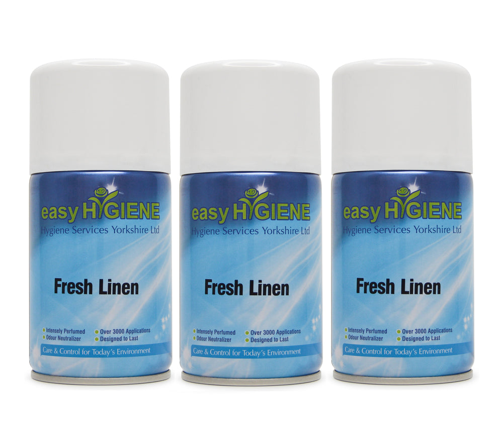 Fresh Linen 270ml Automatic Air Freshener Dispenser Refills – Easy Hygiene